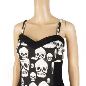 Royal Bones | Dresses | Vintage Y2k Royal Bones Tripp Goth Punk Skull ...